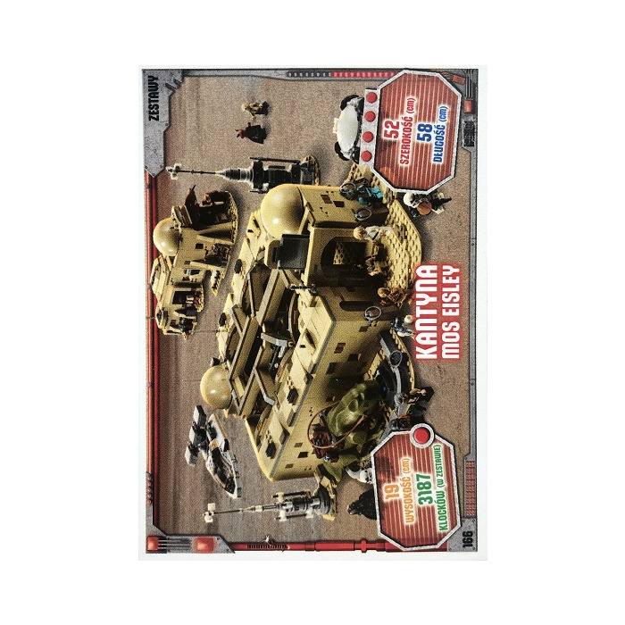 LEGO Star Wars Trading Card Game (Polish) Series 3 - # 166 Kantyna Mos ...