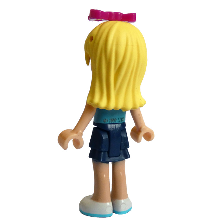 LEGO Stephanie with Azure Jacket and Dark Blue Skirt with Magenta Bow ...
