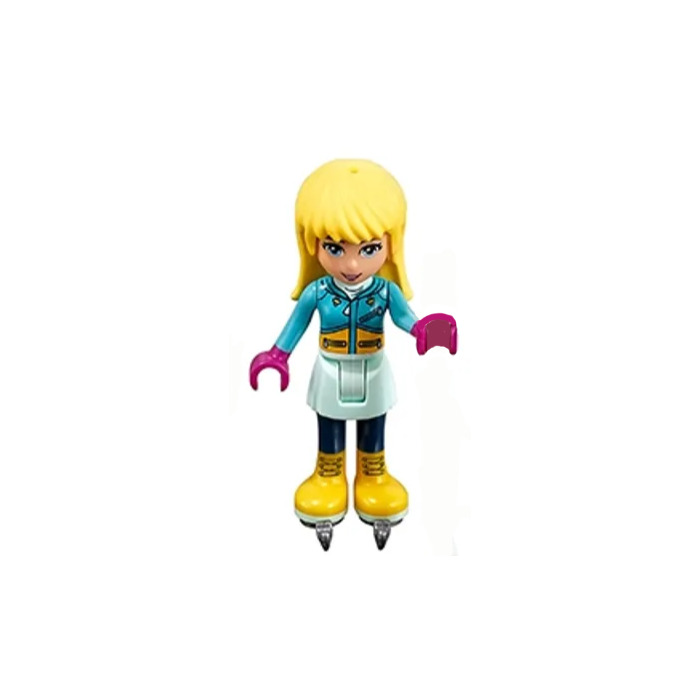 LEGO Stephanie with Azure Ski Jacket and Ice Skates Minifigure | Brick ...