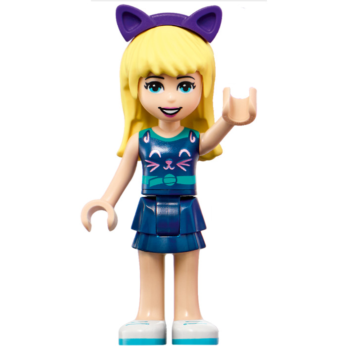 LEGO Stephanie with Cat Face Top and Cat Ears Minifigure | Brick Owl