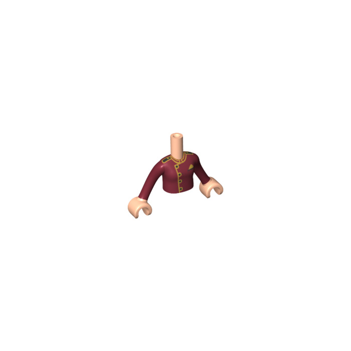LEGO Stephanie with Dark Red Uniform Friends Torso (73141 / 92456 ...