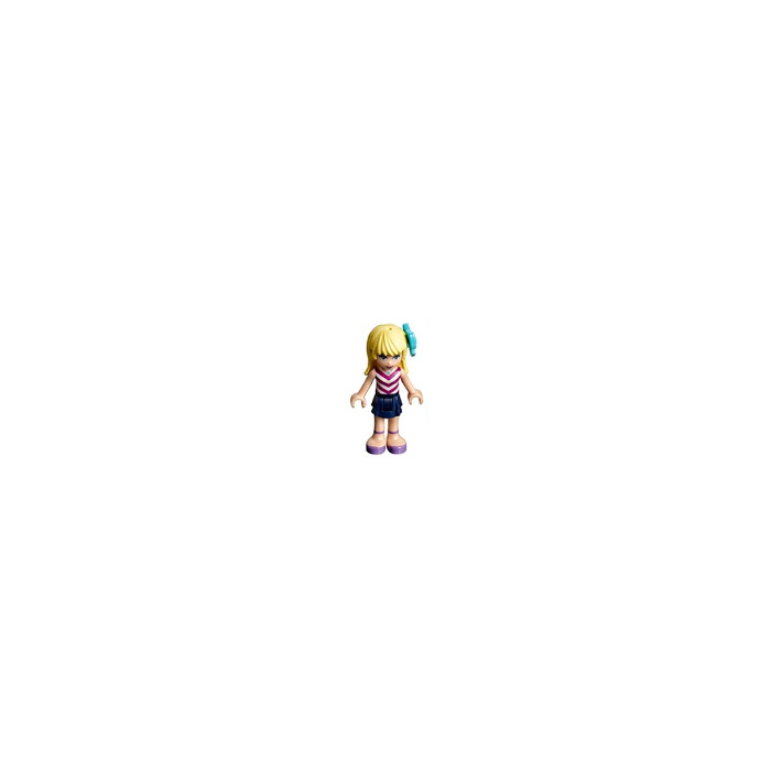 LEGO Stephanie with V-Striped Top and Bow Minifigure | Brick Owl