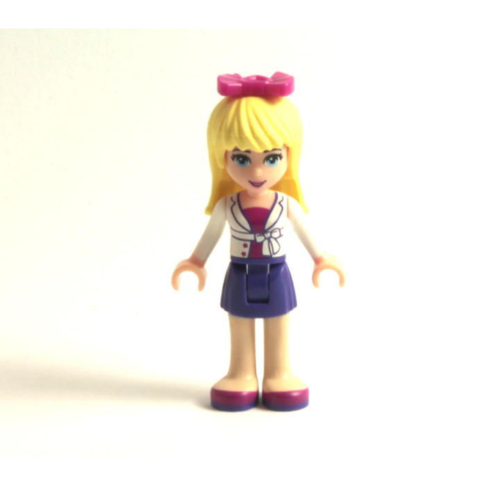 LEGO Stephanie with White Jacket and Bow Minifigure | Brick Owl