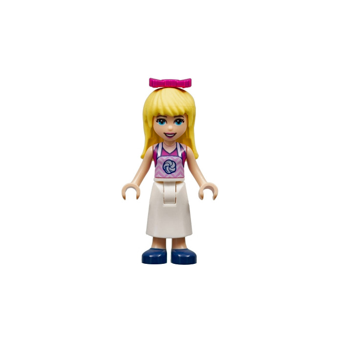 LEGO Stephanie with Zigzag Apron and Bow Minifigure | Brick Owl