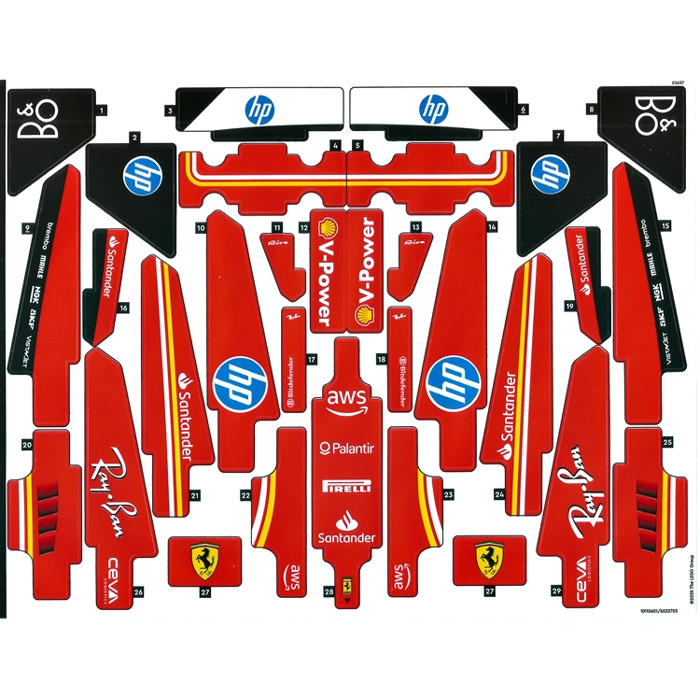 LEGO Sticker Sheet 1 for Set 42207 (10110651) | Brick Owl