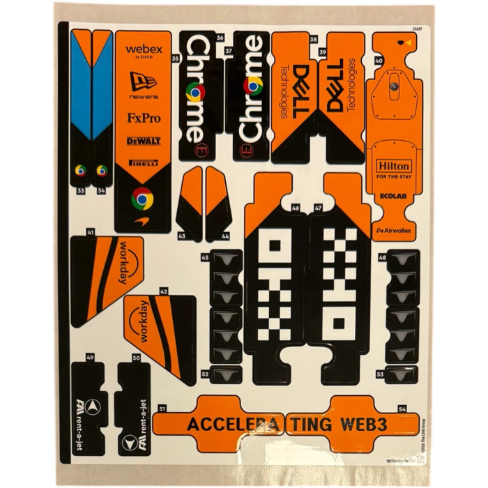 LEGO Sticker Sheet 2 for Set 42228 (117460) | Brick Owl