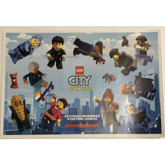 LEGO Sticker Sheet - City Adventures | Brick Owl - LEGO Marketplace