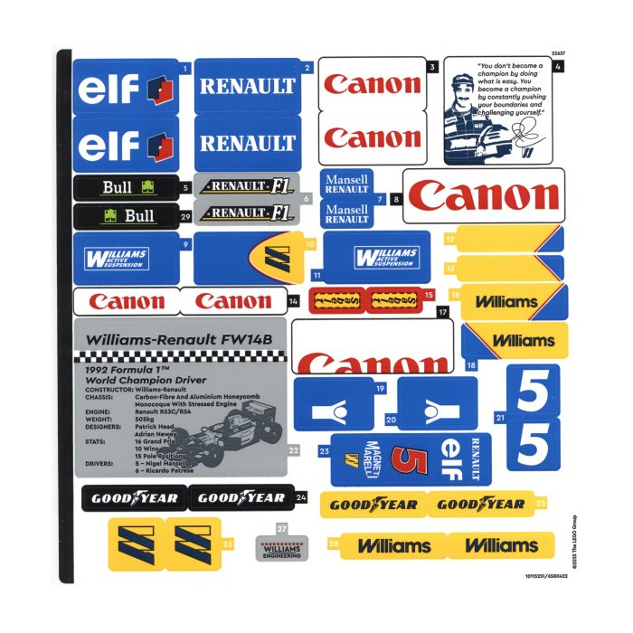 LEGO Sticker Sheet for Set 10353 (10115251) | Brick Owl - LEGO Marketplace