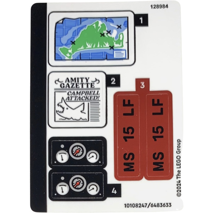 LEGO Sticker Sheet for Set 21350 (10108247) | Brick Owl - LEGO Marketplace