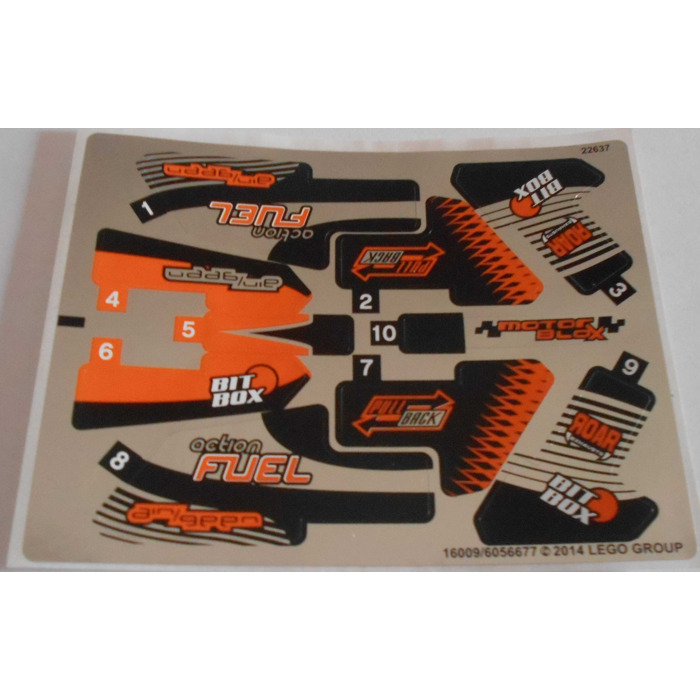 LEGO Sticker Sheet for Set 42026 (16009) | Brick Owl - LEGO Marketplace