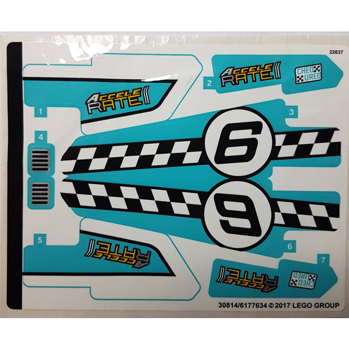 LEGO Sticker Sheet for Set 42059 (30814) | Brick Owl - LEGO Marketplace