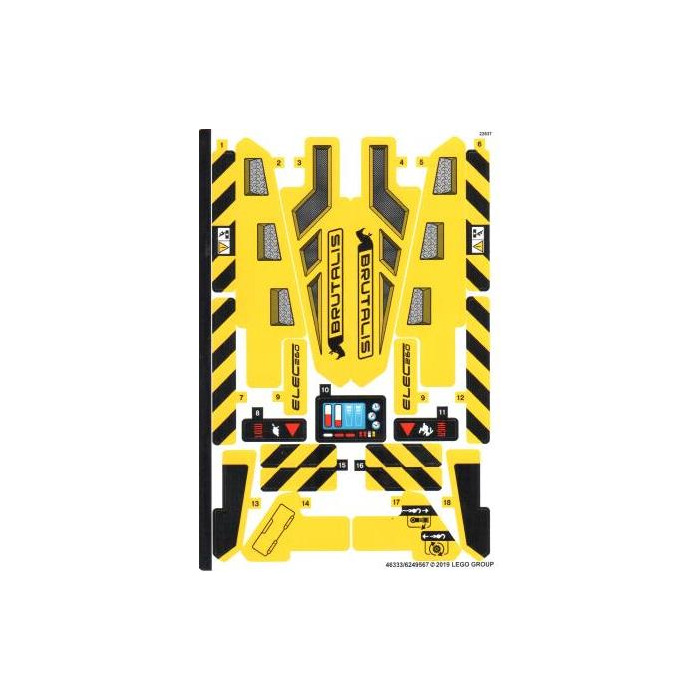 LEGO Sticker Sheet for Set 42094 (46333) | Brick Owl - LEGO Marketplace