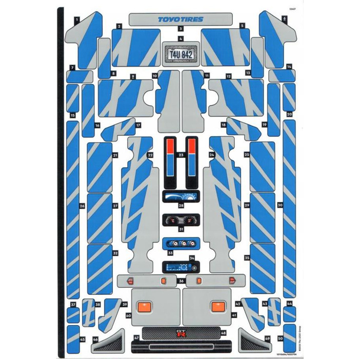 LEGO Sticker Sheet for Set 42210 (10110654) | Brick Owl