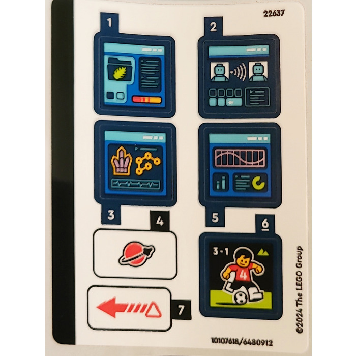 LEGO Sticker Sheet for Set 60439 (10107618) | Brick Owl