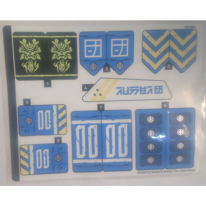 LEGO Sticker Sheet for Set 71785 (10102072) | Brick Owl - LEGO Marketplace