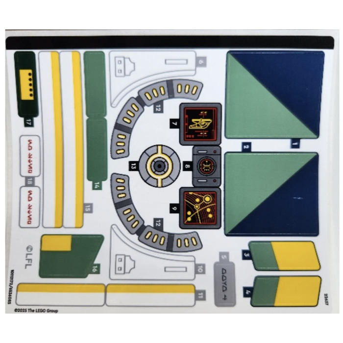 LEGO Sticker Sheet for Set 75409 (10112172) | Brick Owl