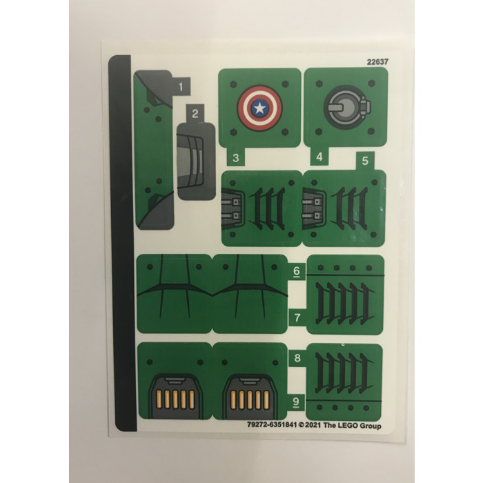 LEGO Sticker Sheet for Set 76201 (79272) | Brick Owl - LEGO Marketplace