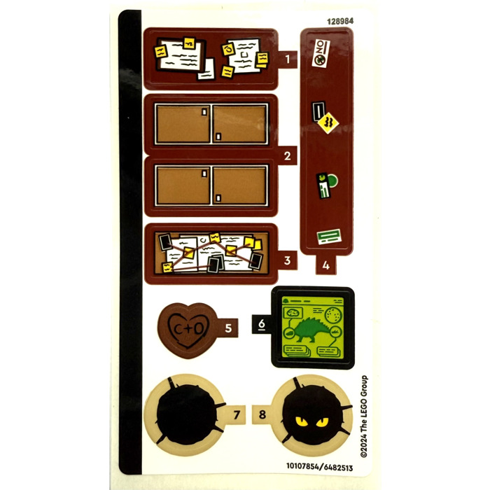 LEGO Sticker Sheet for Set 76965 (10107854) | Brick Owl - LEGO Marketplace