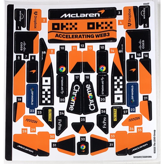 LEGO Sticker Sheet for Set 77251 (10115317) | Brick Owl - LEGO Marketplace