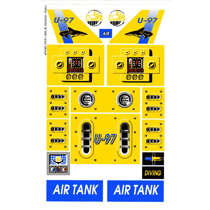 LEGO Sticker Sheet for Set 8250 / 8299 (71465) | Brick Owl - LEGO ...