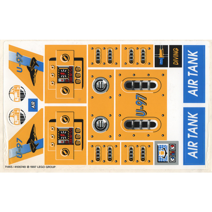 LEGO Sticker Sheet for Set 8250 / 8299 (71465) | Brick Owl - LEGO ...