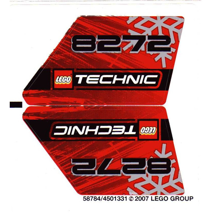 LEGO Sticker Sheet for Set 8272 (58784) | Brick Owl - LEGO Marketplace