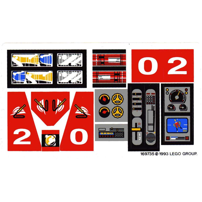 LEGO Sticker Sheet for Set 8280 | Brick Owl - LEGO Marketplace