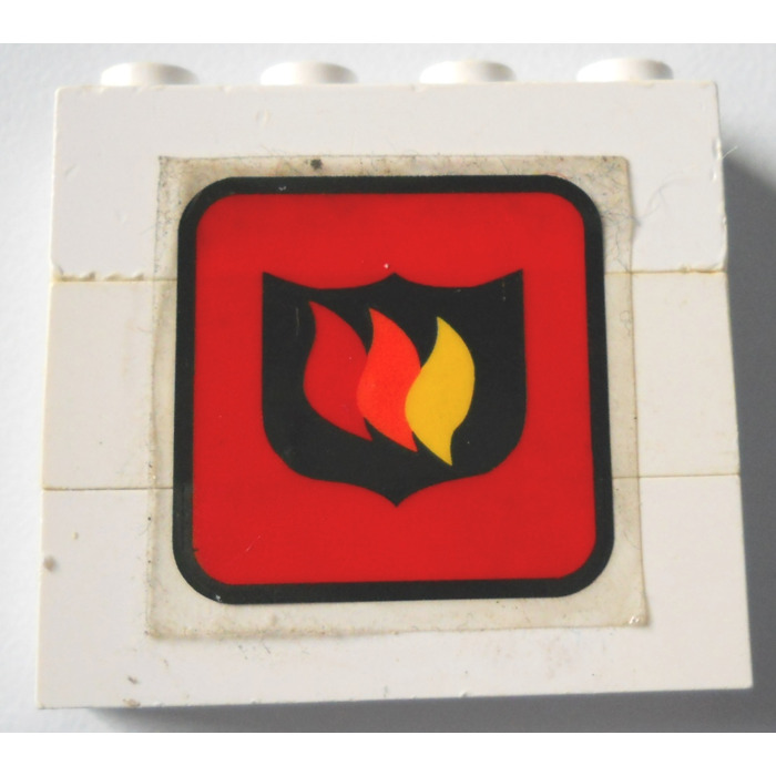 LEGO Stickered Assembly with Fire Logo | Brick Owl - LEGO Marketplace
