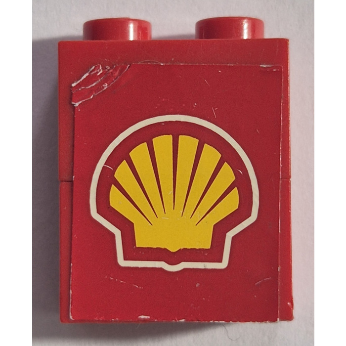 LEGO Stickered Assembly with Shell Logo Sticker | Brick Owl - LEGO ...