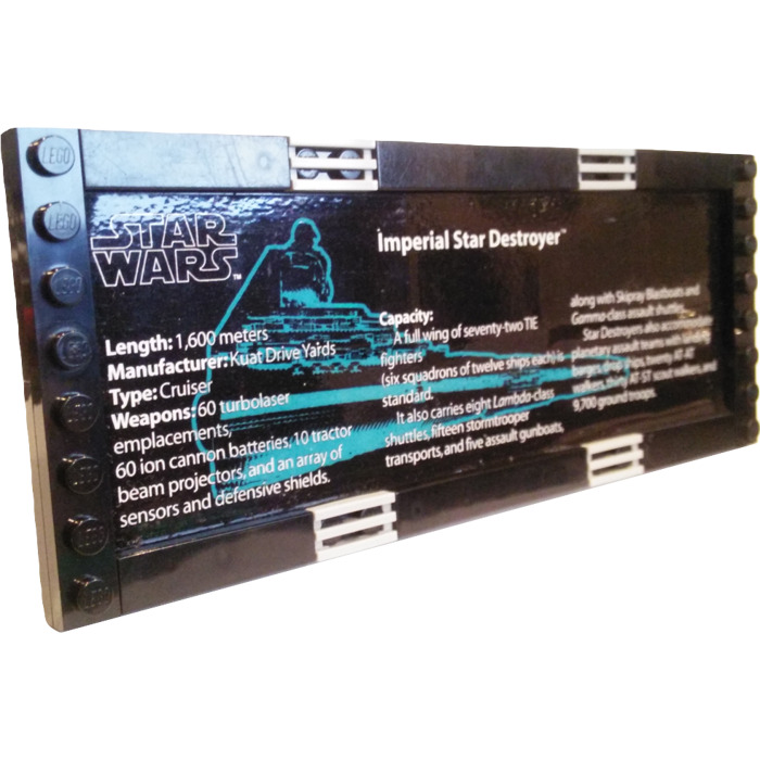 LEGO Stickered Assembly with UCS Imperial Star Destroyer Name Plate ...