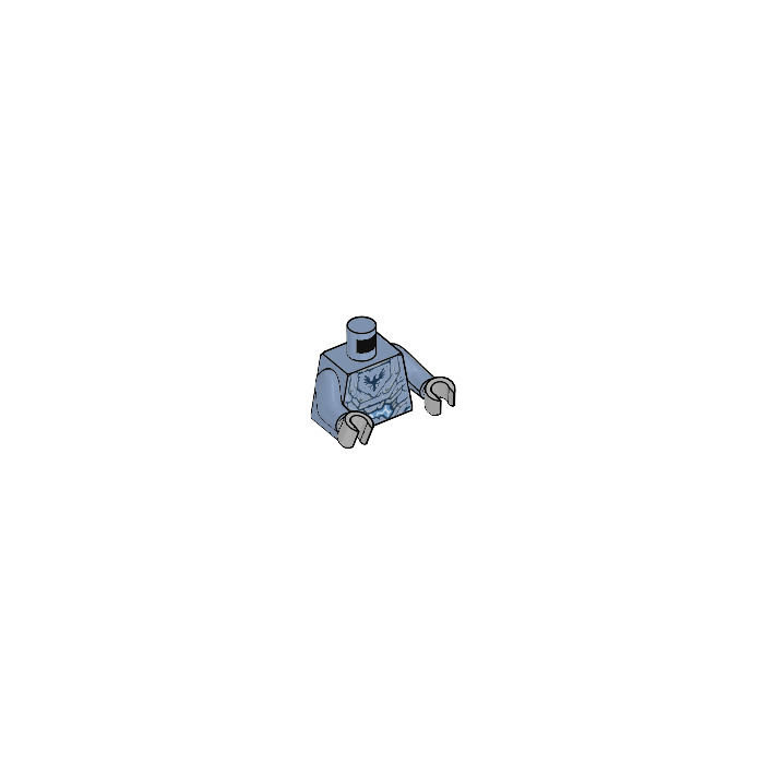 LEGO Stone Clay Minifig Torso (3814 / 76382) | Brick Owl