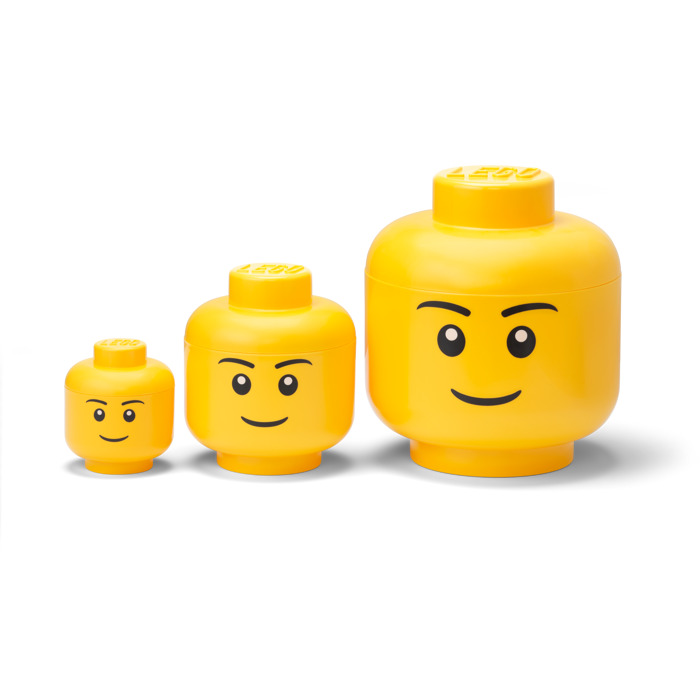 LEGO Storage Head Large (Boy) (5005528) | Brick Owl - LEGO Marketplace