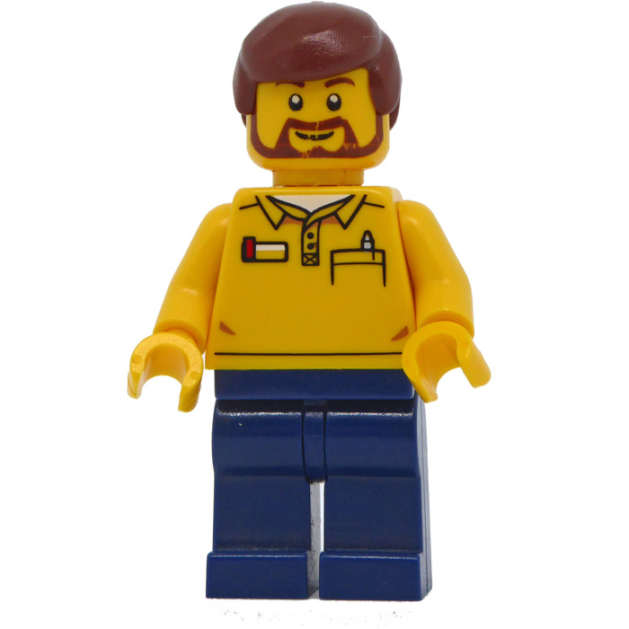 LEGO Store Employee with Dark Blue Legs Minifigure | Brick Owl - LEGO ...