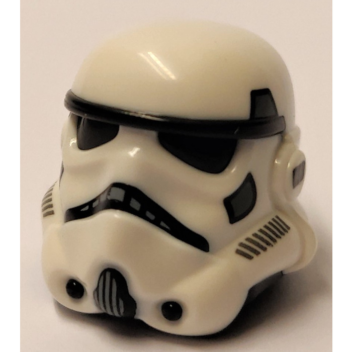 LEGO Stormtrooper Helmet with Gray Marks and Panels (42861 / 47184 ...