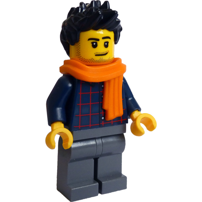LEGO Street Musician with Orange Scarf Minifigure | Brick Owl