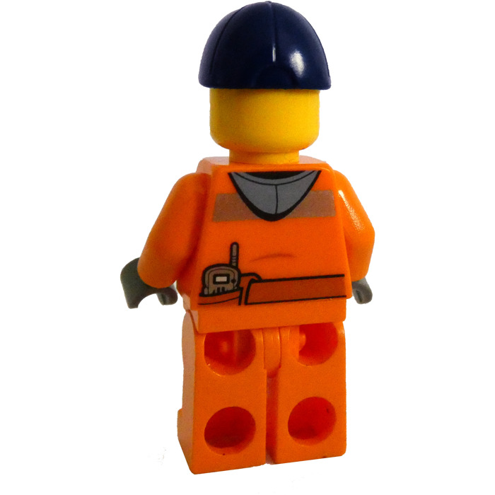LEGO Street Sweeper with Orange Safety Vest Minifigure | Brick Owl ...
