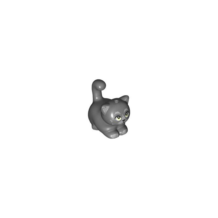LEGO Stretching Cat with Gray Fur (2652 / 113035) | Brick Owl