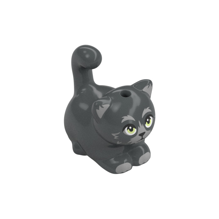 LEGO Stretching Cat with Gray Fur (2652 / 113035) | Brick Owl