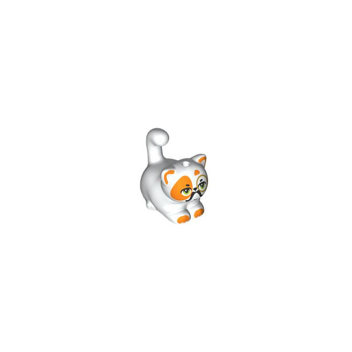 LEGO Stretching Cat with Orange Patches and Black Moustache (2652 / ...