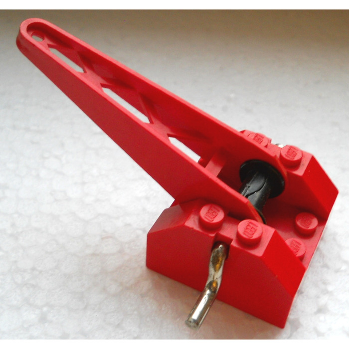 LEGO String Reel Winch 4 x 4 x 2 with Sloped Top, Metal Handle and ...