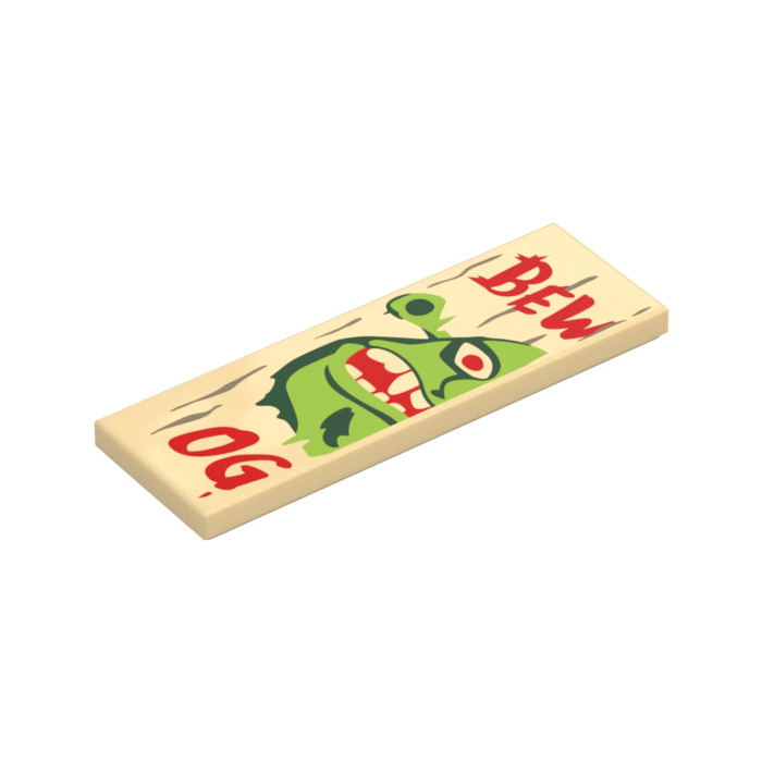 LEGO Tile 2 x 6 with Decoration (69729) | Brick Owl