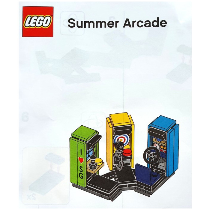 LEGO Summer Arcade Set BRICKSWORLD2 | Brick Owl - LEGO Marketplace