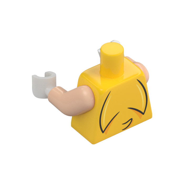 LEGO Super Sonic Minifig Torso (973 / 76382) | Brick Owl - LEGO Marketplace