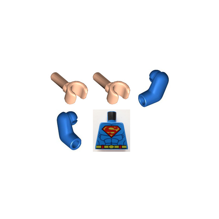 LEGO Superman Torso (76382 / 88585) | Brick Owl - LEGO Marketplace