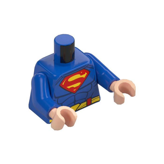 LEGO Superman with Blue Hips Minifig Torso (973 / 76382) | Brick Owl ...