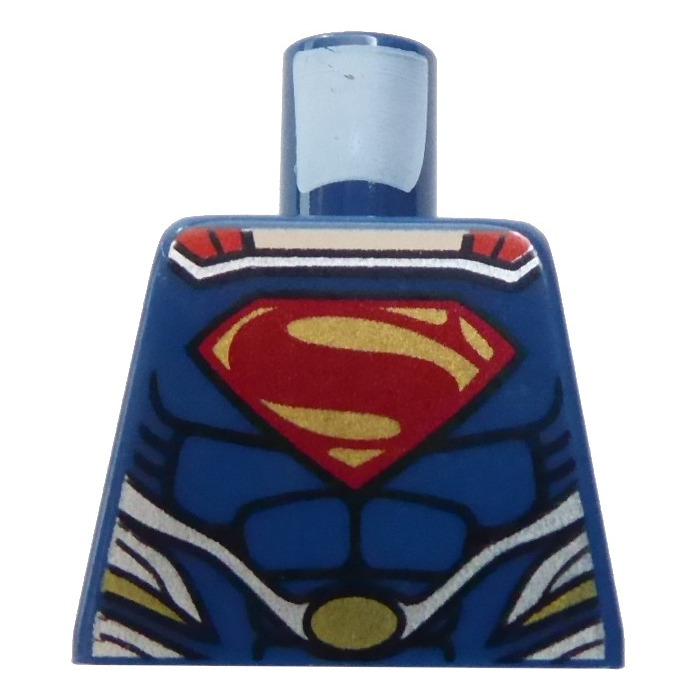 LEGO Superman with Dark Blue Suit Torso without Arms (973) | Brick Owl ...