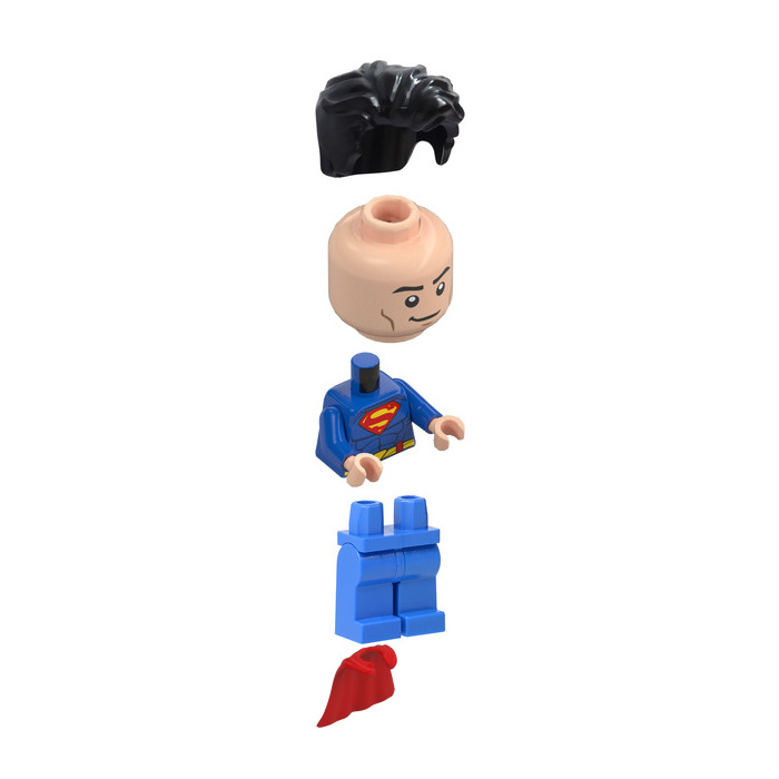LEGO Superman with Rubber Cape Minifigure | Brick Owl