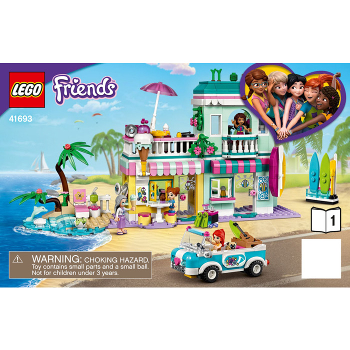 LEGO Surfer Beachfront Set 41693 Instructions Brick Owl LEGO