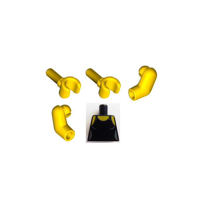 LEGO Swimming Champion Torso (973 / 88585) | Brick Owl - LEGO Marketplace