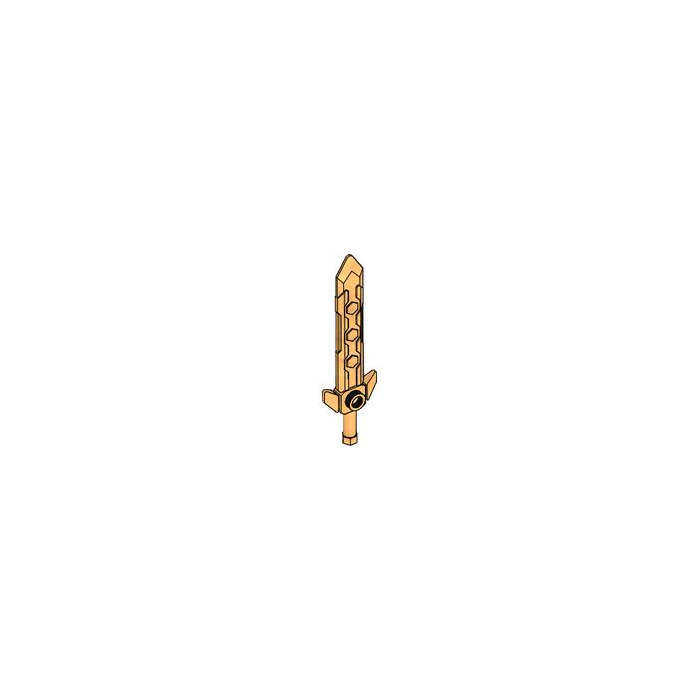 LEGO Sword with Angular Crossguard with Pearl Gold (24108) | Brick Owl